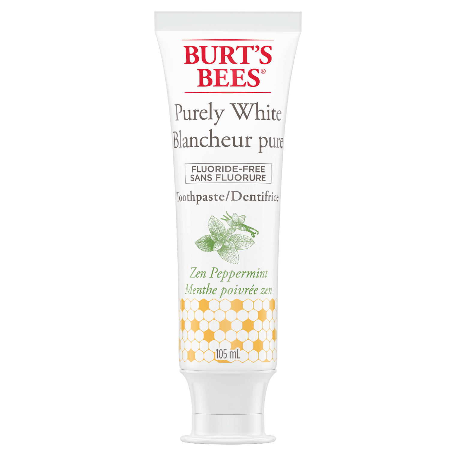 Purely White Zen Peppermint Toothpaste Fluoride-Free | Burt's Bees